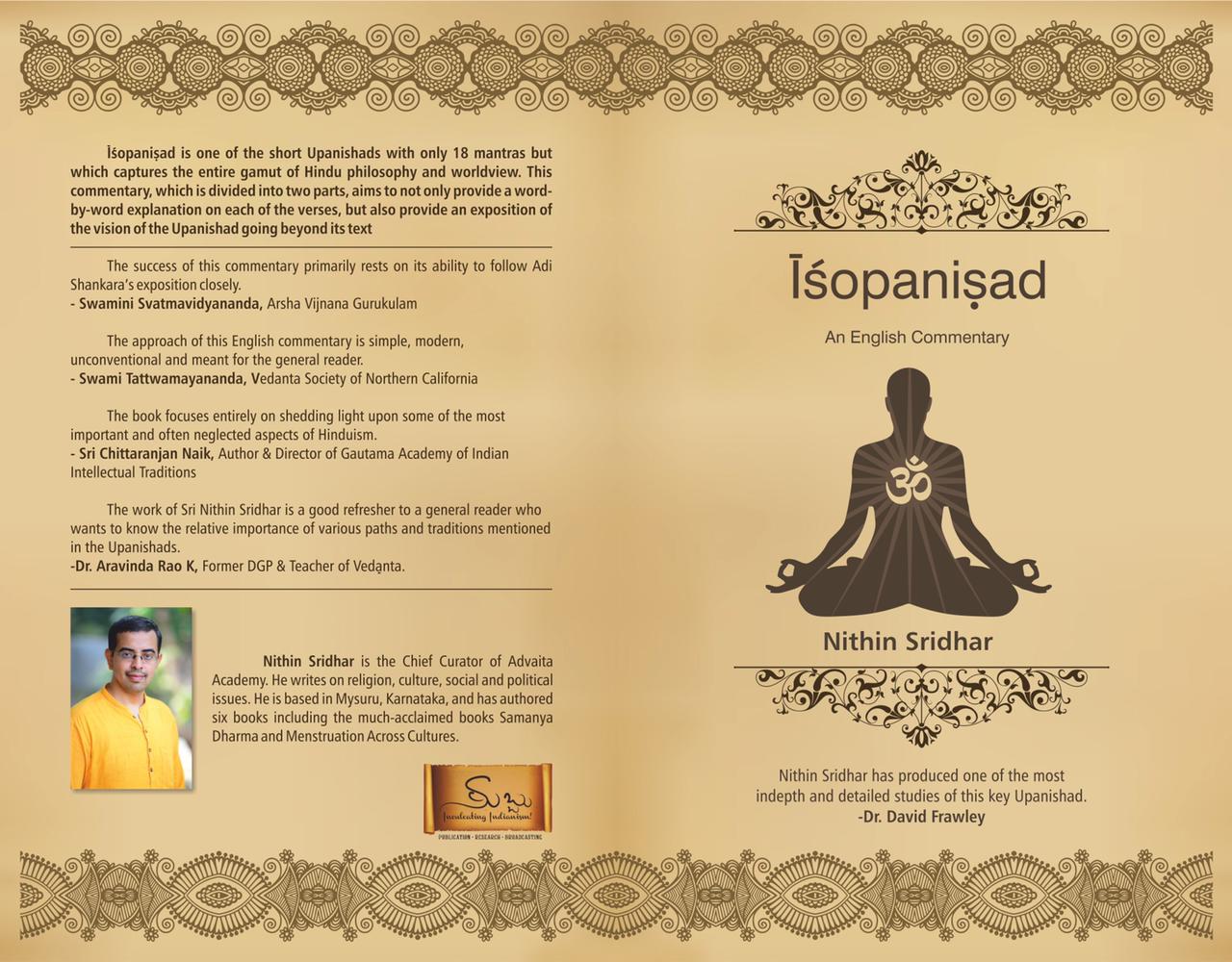 Excerpts from the Book – “Īśopaniṣad: An English Commentary” - Nithin ...