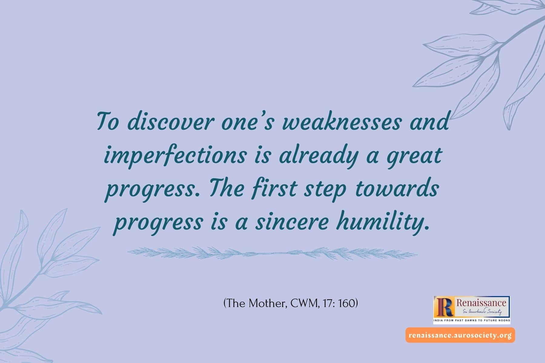 To Be Humble (A Reflection and a Poem) - Renaissance