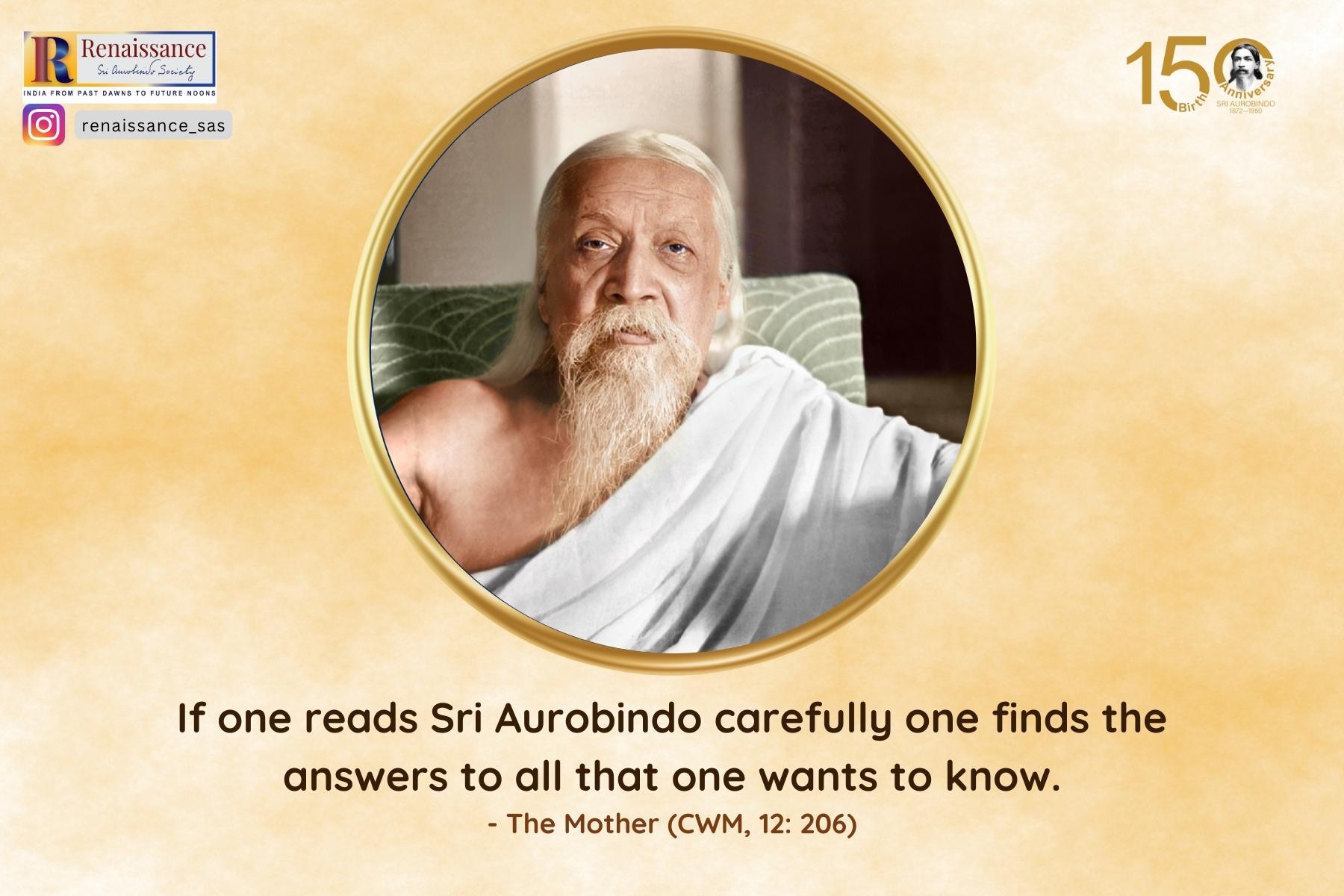 On Reading Sri Aurobindo’s Works: A Personal Account – Part 1 ...