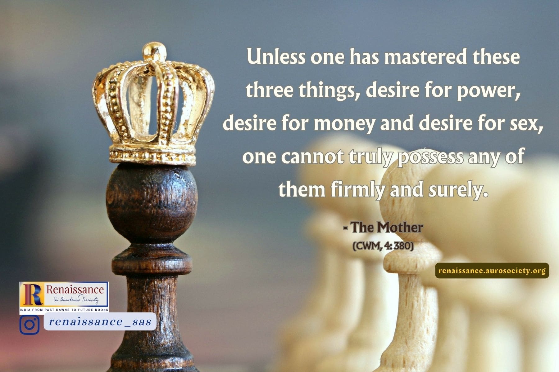 Nature’s Abundance and Conquering the Money Power - The Mother