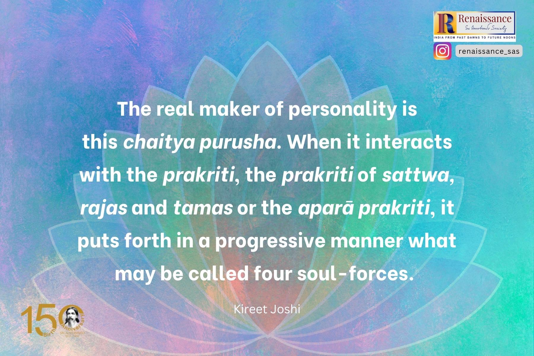 Insights from Indian Psychology for Personality Development of the ...