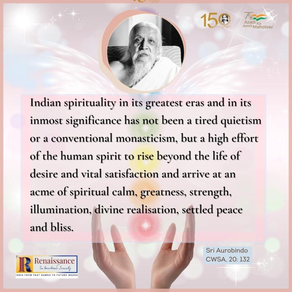 Sri Aurobindo and Indian Cultural Renaissance – 4 - A. B. Purani
