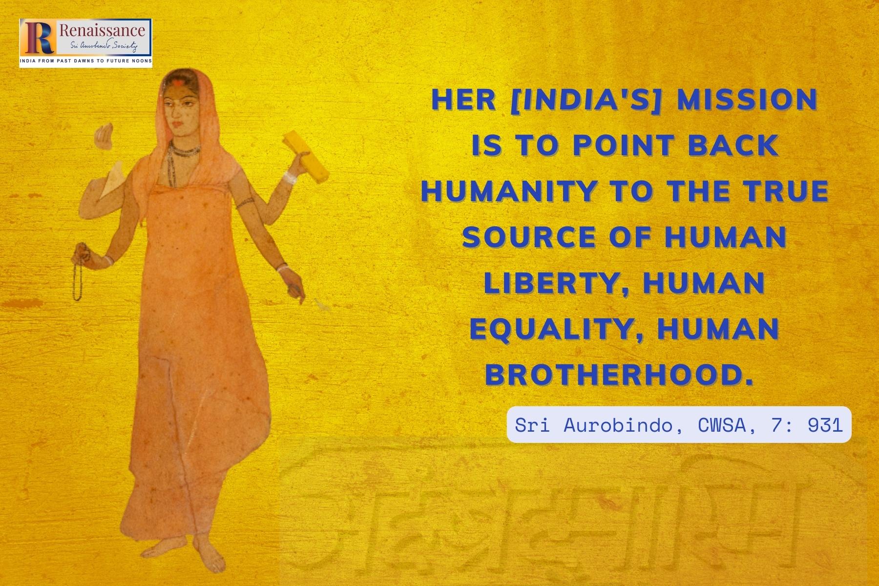 The Importance and Nature of the Indian Renaissance - Sri Aurobindo