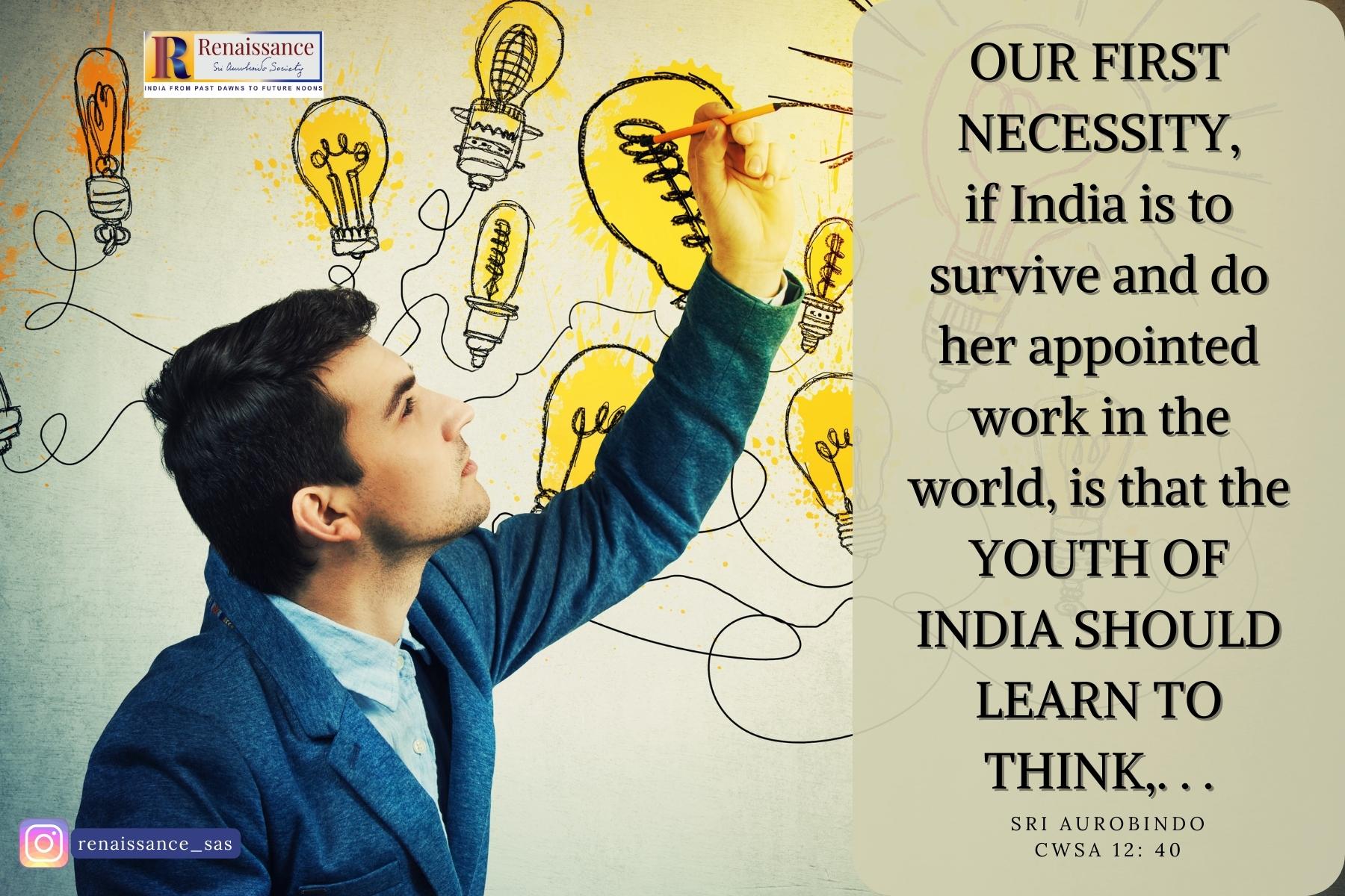 ‘On Original Thinking’: An Infallible Light for the Vision of New India ...