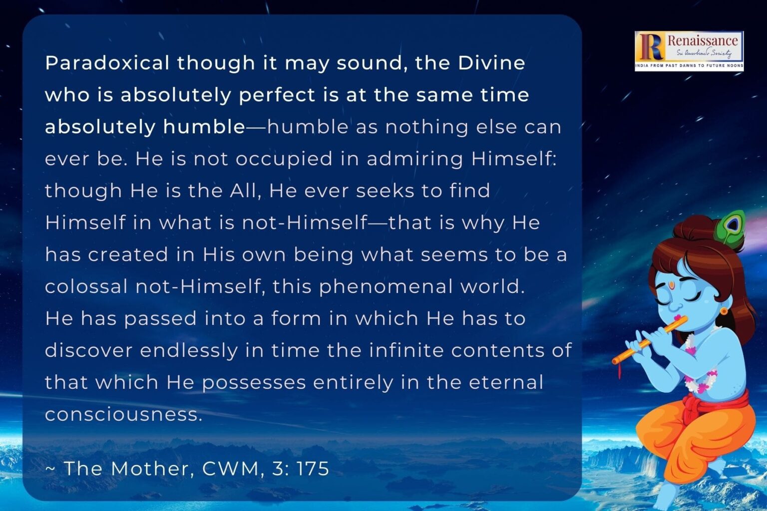 “True Humility is Humility Towards the Divine” - Sri Aurobindo and The ...
