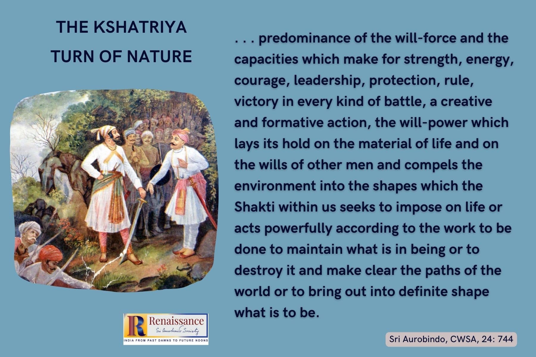 The Perfection of the Kshatriya Soul-Force - Sri Aurobindo