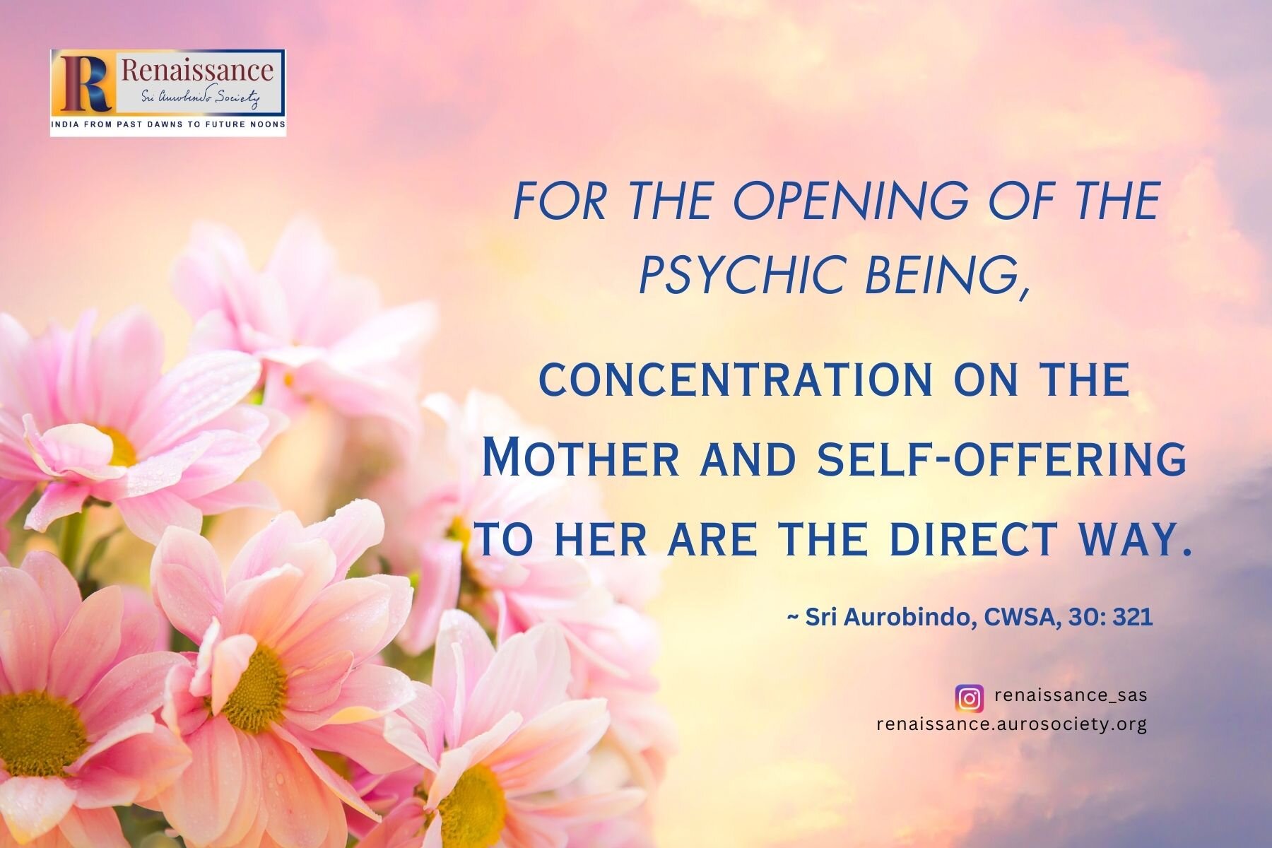 Concentration in Spiritual Life - Sri Aurobindo