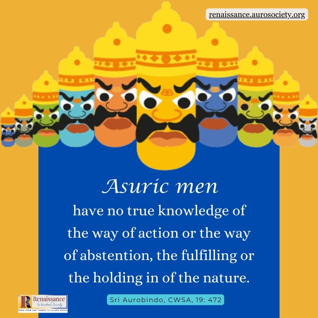 Deva and Asura in the Bhagavad Gita - Sri Aurobindo