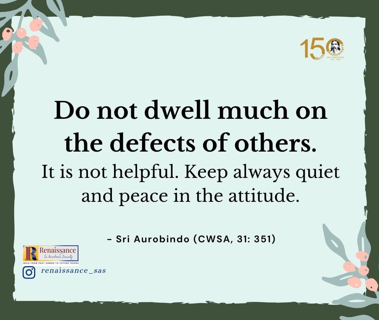 Sources of Disharmony in Human Relations - Sri Aurobindo and The Mother