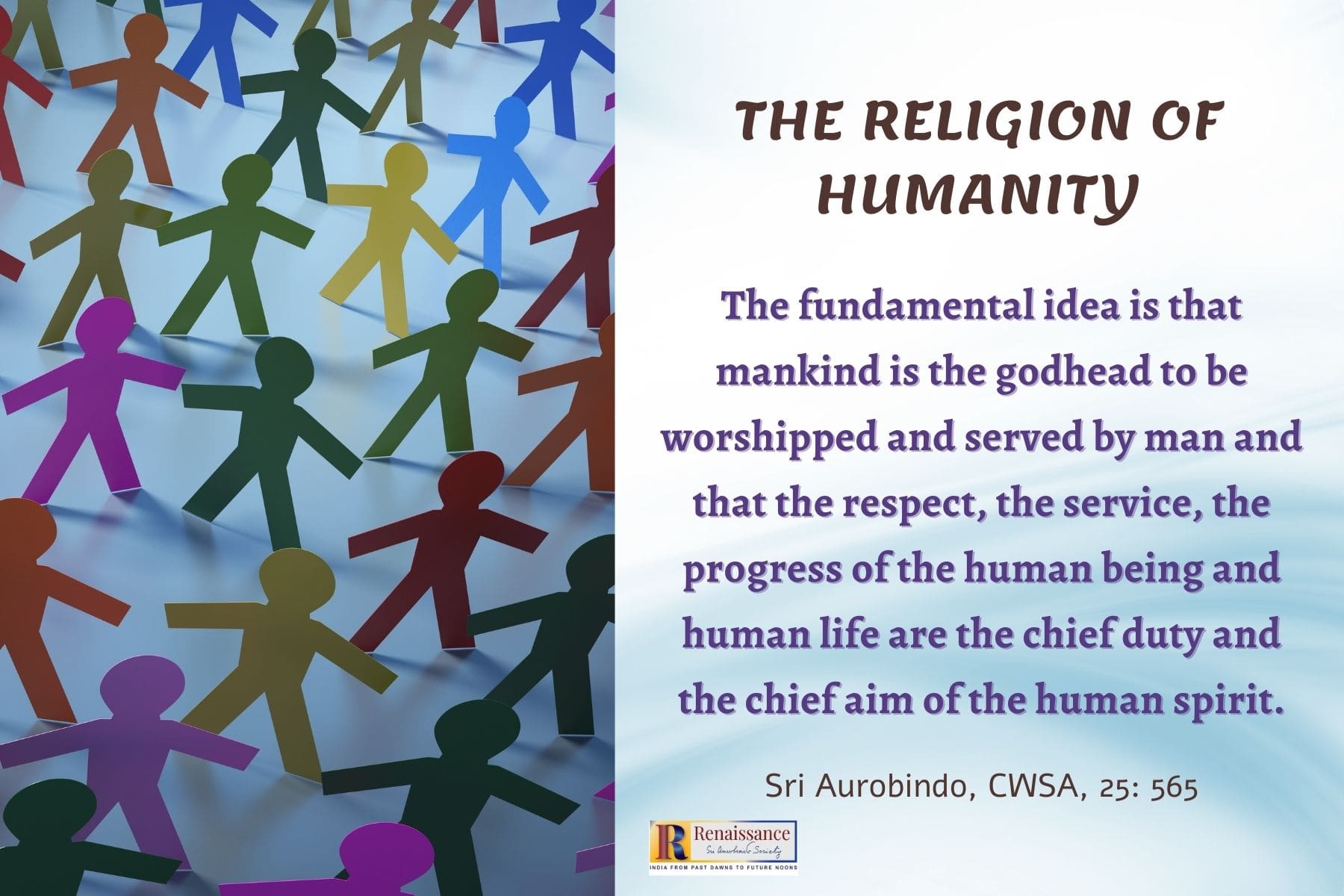 The Religion of Humanity and Democratic Trinity – Part I - Sri Aurobindo