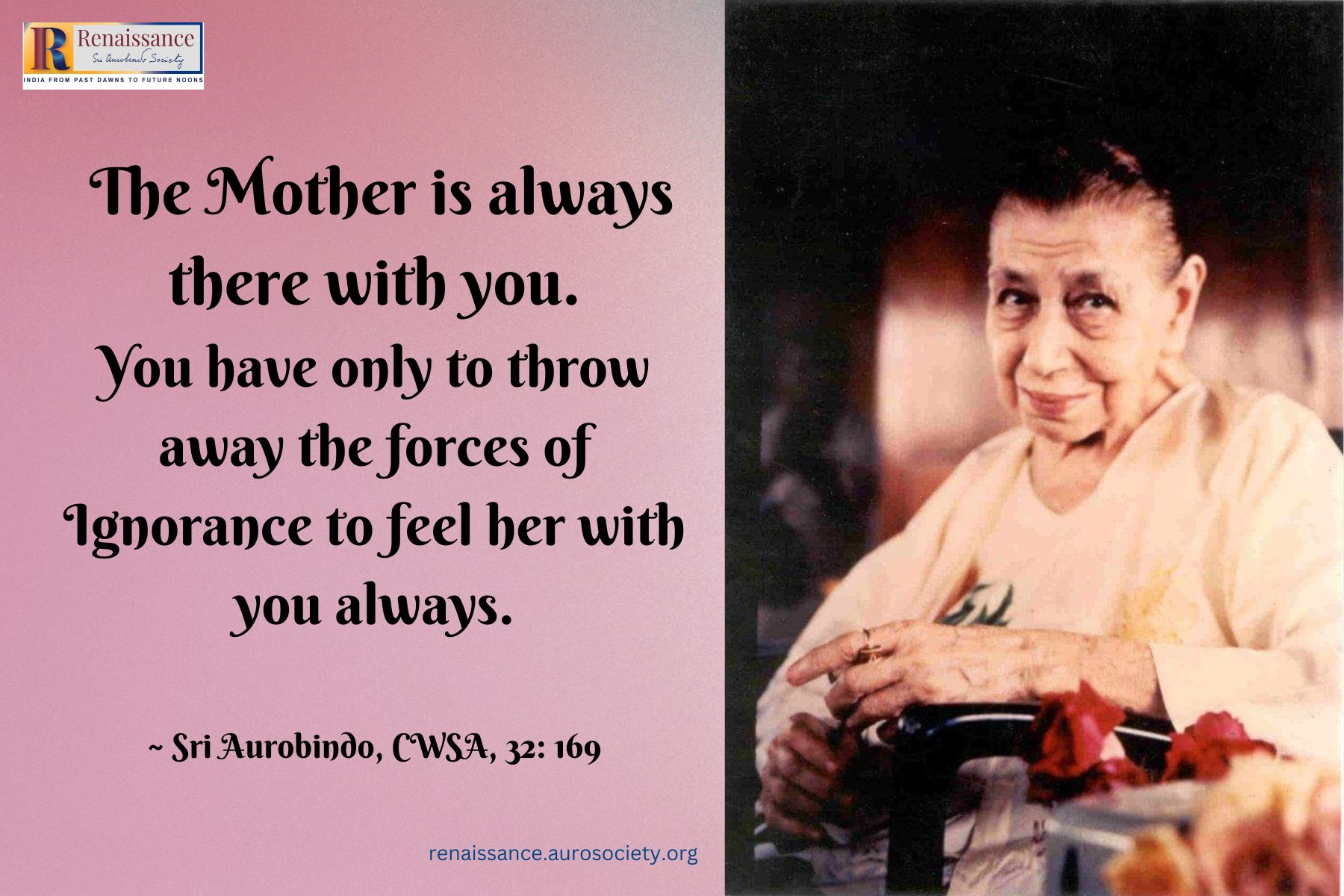 The Mother is Indeed Always Present - M. P. Pandit