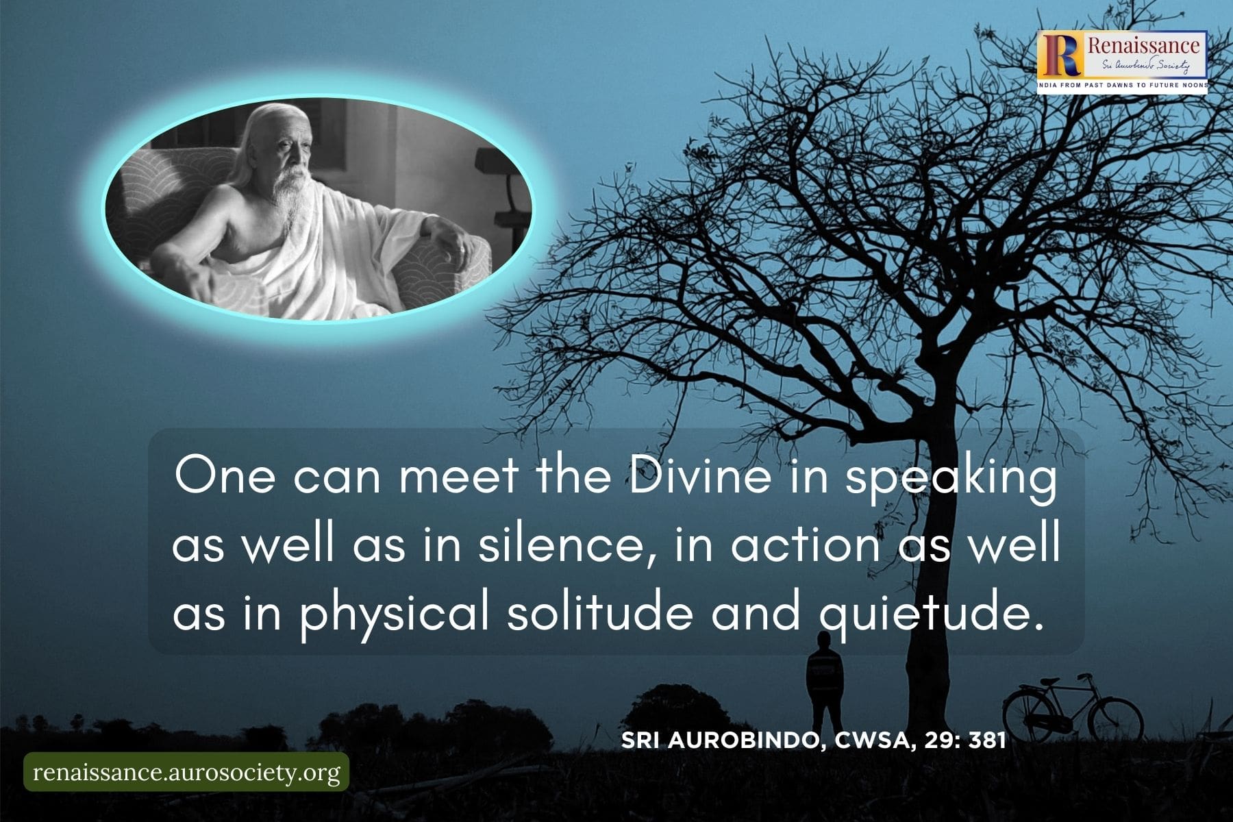 The True Solitude is an Inner Separation - M. P. Pandit