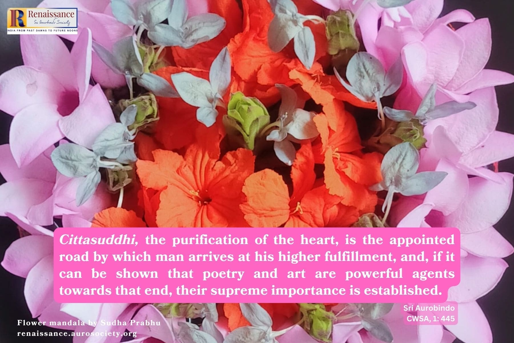 Inner Bliss – Indescribable Beauty (A Poem with Flower Mandalas ...