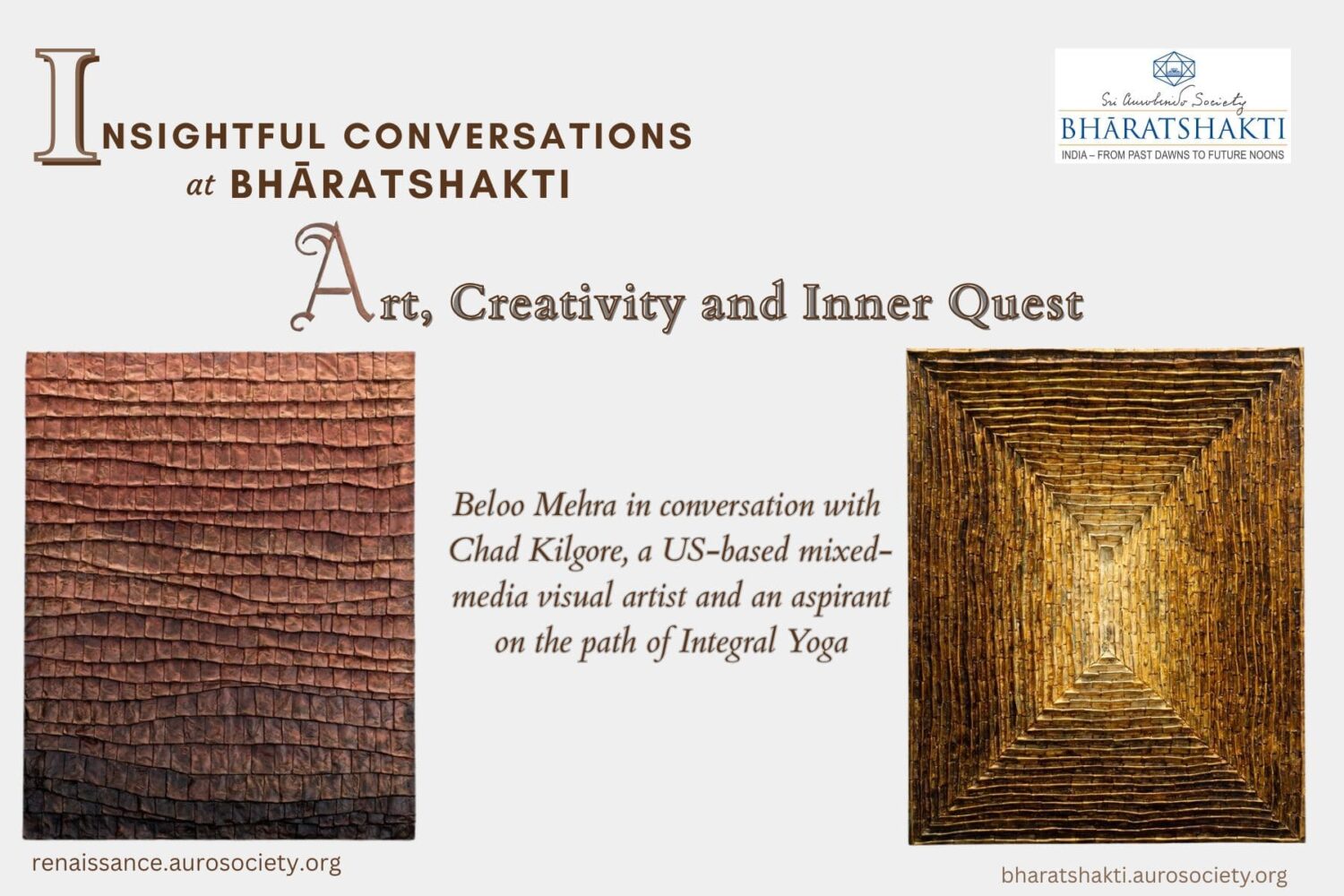 A Conversation on Art, Creativity and Inner Quest (Video) - Beloo Mehra