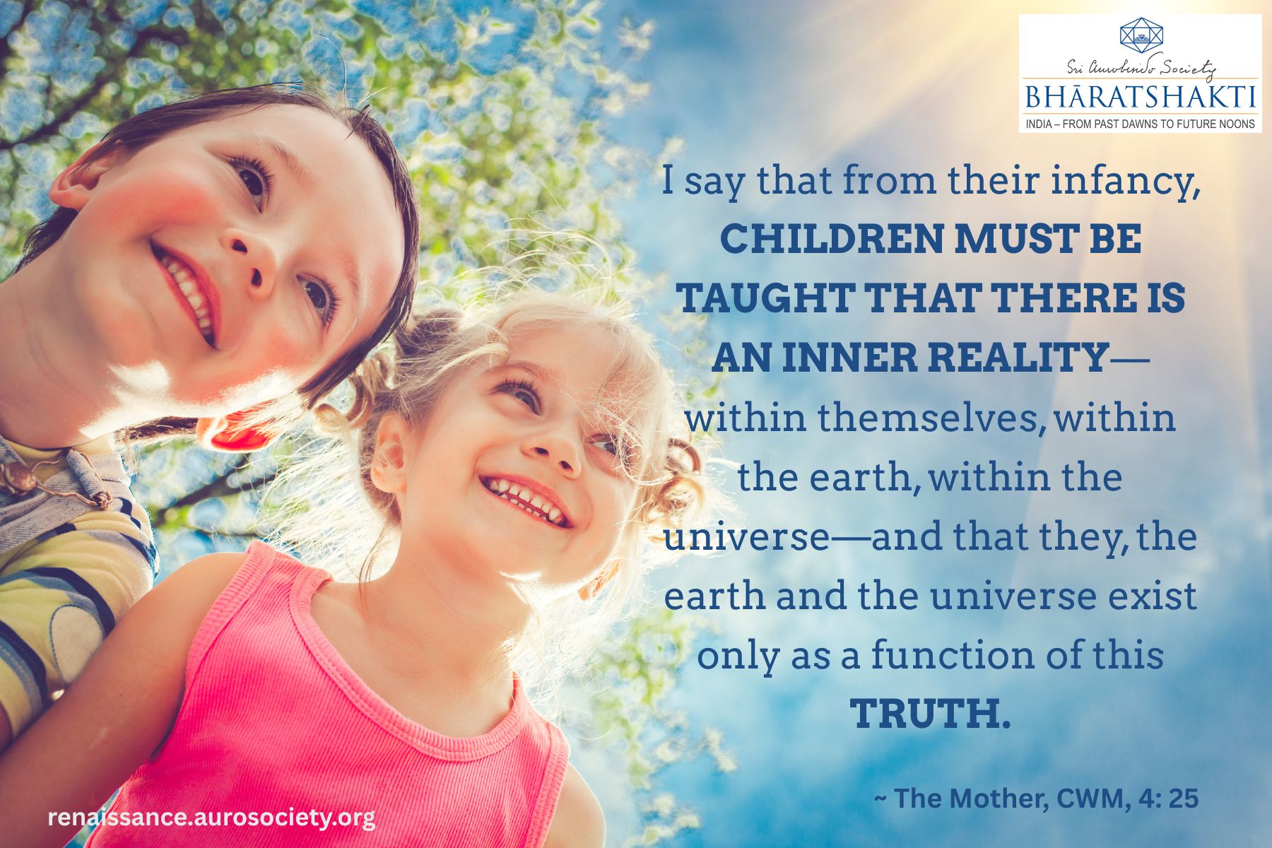 Teaching Children about Inner Reality – 2 - The Mother Renaissance